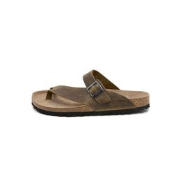 billowy Leder-Zehentrenner in Braun - 54% | Gr&ouml;&szlig;e 43 | Herrensandalen