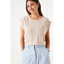 Garcia Shirt in Beige - 55% | Gr&ouml;&szlig;e S | Damen-tops