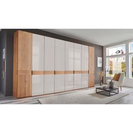 Wiemann Kleiderschrank &raquo;Cardiff, Massivholzt&uuml;ren in Kombination mit Glas- oder Spiegelt&uuml;ren&laquo; 4 Breiten, 2 H&ouml;hen 216/236cm ausw&auml;hlbar, hochwertiges 