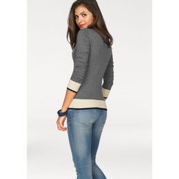 AJC Damen AJC Rollkragenpullover in enger Form mit Farbkontrasten bunt 32/34 (XS)