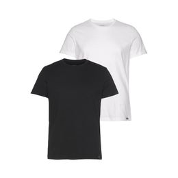 Lee Damen T-Shirt Set, 2 Stk. in schmaler Passform schwarz-wei&szlig; XXL