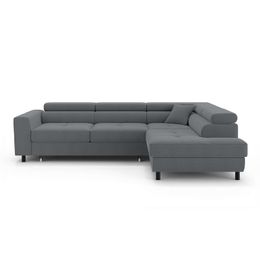OTTO home Ecksofa &raquo;AADEN Schlafsofa 254 cm - OTTO. Verl&auml;ssliche Qualit&auml;t.&laquo; mit Bettfunktion, Bettkasten, Kopfst&uuml;tzen, rechts/links bestellbar 100% 