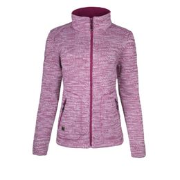 DEPROC Active Damen DEPROC Active Strickfleecejacke &raquo;WILLMORE MELANGE WOMEN&laquo; in edler Optik pink 48 (XL)