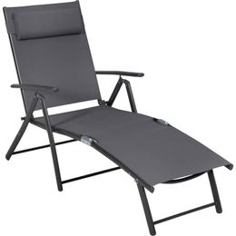Merxx Gartenliege &raquo;Deckchair&laquo; zusammenklappbar, 4-fach verstellbar, inkl. 1 Kopfkissen Bezug: 70% Kunststoff, 30% Polyester