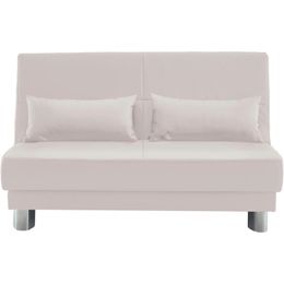 Home Affaire Schlafsofa &raquo;Gina&laquo; mit einem Handgriff vom Sofa zum Bett wei&szlig; 100% PU