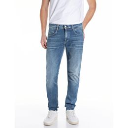 Replay Herren Slim-fit-Jeans &raquo;Anbass&laquo; blau 30, L&auml;nge 32