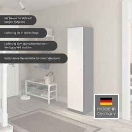 Rauch Mehrzweckschrank &raquo;Garderobe Kleiderschrank Schrank Schuhschrank Putzschrank MINOSA&laquo; Breiten 47/69/91/136 cm, H&ouml;hen 197/210 cm, In 4 Breiten mit 