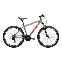Mountainbike &raquo;KROSS Mountainbike Hardtail 26" Hexagon 1.0 grau 21 G&auml;nge&laquo; 21 Gang Shimano TOURNEY TY300 Schaltwerk Kettenschaltung Mountainbike