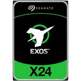 Seagate interne HDD-Festplatte &raquo;Exos X24&laquo; 3,5 24000 GB Anschluss SATA III schwarz Metall Puffergr&ouml;&szlig;e Speicherlaufwerk: 512 MB