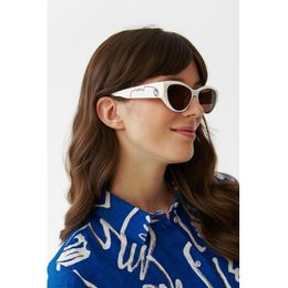 TATUUM Damen-Sonnenbrille in Wei&szlig;/ Braun - 54% | Damen-brillen