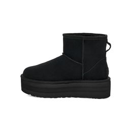 UGG Australia UGG Lammfell-Boots "W Classic Mini Platform" in Schwarz - 29% | Gr&ouml;&szlig;e 40 | Damen-stiefel