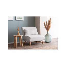 Evila Schlafsessel in Creme - (B)80 x (T)50 cm - 79% | Sitzmoebel