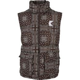 Karl Kani Herren Jerseyweste &raquo; Herren KM224-061-1KK OG Paisely Puffer Vest&laquo; 1 Stk. XXS