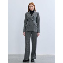 BGN Blazer in Grau/ Schwarz - 83% | Gr&ouml;&szlig;e 38 | Damenjacken