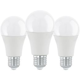 Eglo LED-Leuchtmittel &raquo;LM_LED_E27 Leuchtmittel - E27 - 3X11,5W - IP20&laquo; E27 1 Stk. Warmwei&szlig; Gl&uuml;hbirne, 3er Set, L11 x &Oslash;6 cm