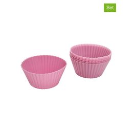 Zenker 6er-Set: Silikon-Muffinf&ouml;rmchen in Pink - 15% | Kuechenhelfer