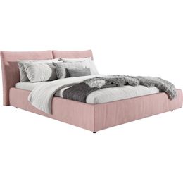 Home Affaire Polsterbett &raquo;Priora in 4 Breiten bis 200cm&laquo; auch in NaturLEDER, Cord, belastbar bis 280kg, auch &Uuml;berl&auml;nge 220 cm rosa 95% Polyester / 5% 