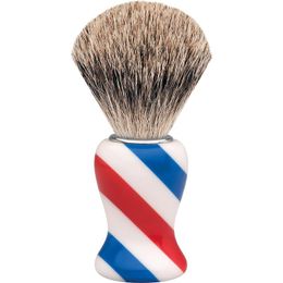 ERBE&reg; Erbe Herren ERBE Rasierpinsel &raquo;M&laquo; Dachshaar, Barbershop Design/Stripes bunt