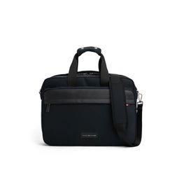 Tommy Hilfiger Herren Laptoptasche &raquo;TH NYLON WORKBAG&laquo;, Unisex Schultertasche, Businesstasche mit Vordertaschenfach schwarz