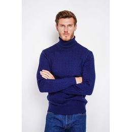 William de Faye Rollkragenpullover in Blau - 73% | Gr&ouml;&szlig;e 46 | Herren-plussize
