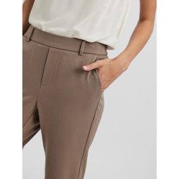 V&eacute;ro Moda Vero Moda Damen Anzughose &raquo;VMMAYA MR LOOSE SOLID PANT NOOS&laquo; kn&ouml;chelfreie Form mit Saumaufschlag beige S (36), L&auml;nge 34