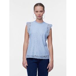 Pieces Blusentop "Olline" in Hellblau - 37% | Gr&ouml;&szlig;e L | Damen-tops