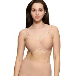 Triumph Minimizer-BH &raquo;Modern Soft+Cotton&laquo; verkleinert die Brust optisch um eine Cup-Gr&ouml;&szlig;e beige 75, Cup C Minimizer-BH