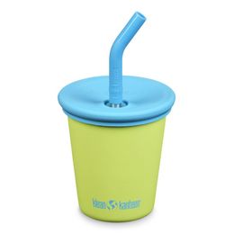 Klean Kanteen Kinderbecher "Kanteen Kid" in Gr&uuml;n/ Hellblau - 296 ml - 40% | Gedeckter-tisch