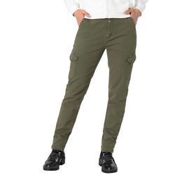 Timezone Cargohose "River" in Khaki - 72% | Gr&ouml;&szlig;e 29 | Damenhosen