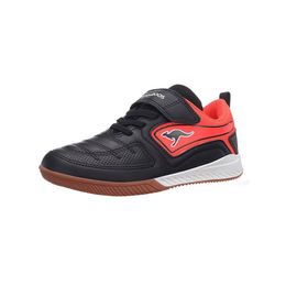 Kangaroos Sneakers "K5-Block EV" in Schwarz/ Rot - 45% | Gr&ouml;&szlig;e 27 | Kindersneakers
