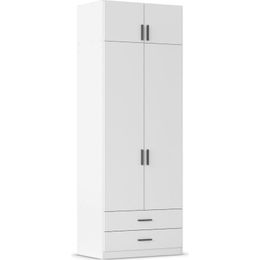 Rauch Kleiderschrank &raquo;Schrank Garderobe W&auml;scheschrank GAMMA in 4 Breiten 91-226 cm&laquo; 3 verschiedene Ausstattungen BASIC/CLASSIC/PREMIUM (inkl. SOFT-