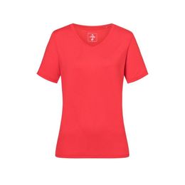 DEPROC Active Damen DEPROC Active Funktionsshirt &raquo;MORAY WOMEN&laquo; Funktionsshirt mit V-Ausschnitt rot 36/38 (M)