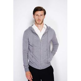 William de Faye Cardigan in Grau - 78% | Gr&ouml;&szlig;e 42 | Herren-pullover-cardigans