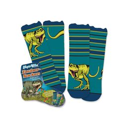 Lutz Mauder Verlag Lutz Mauder Zaubersocken "T-Rex" in Gr&uuml;n - 38% | Kinder-socken-strumpfhosen