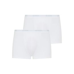 Sloggi Herren Sloggi Boxershorts &raquo;Men Basic&laquo; 2er Pack, Single Jersey, Baumwollmischung, ohne Eingriff wei&szlig; 7