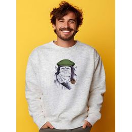 WOOOP Sweatshirt in Grau - 60% | Gr&ouml;&szlig;e M | Herren-plussize