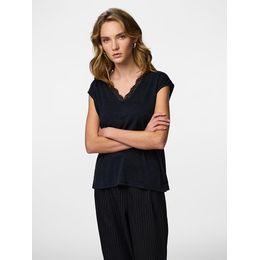 Pieces Shirt "Kamala" in Schwarz - 33% | Gr&ouml;&szlig;e L | Damen-tops