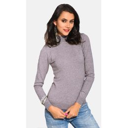 William de Faye Rollkragenpullover in Grau - 73% | Gr&ouml;&szlig;e 34 | Damen-pullover-cardigans