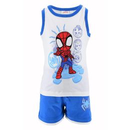 Spidey and his amazing friends 2tlg. Outfit "Spidey & his Amazing Friends" in Wei&szlig;/ Blau - 57% | Gr&ouml;&szlig;e 104 | Kinder-oberteile