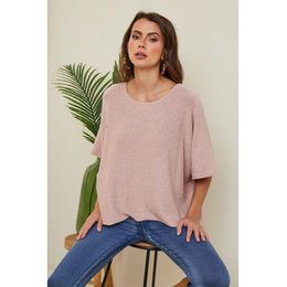 So Cachemire Pullover "Letavertes" in Rosa - 74% | Gr&ouml;&szlig;e S | Damen-pullover-cardigans