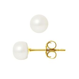 Pearline Perlen-Ohrstecker in Wei&szlig; - 82% | Schmuck