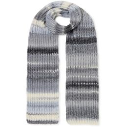 Cinque Damen Strickschal &raquo;AURORA&laquo; aus kuschelweicher Wollmischung gestrickt, made in Italy silber