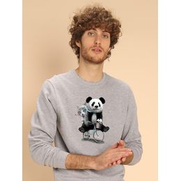 WOOOP Sweatshirt in Grau - 61% | Gr&ouml;&szlig;e XS | Herren-plussize