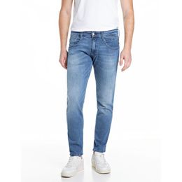 Replay Herren Slim-fit-Jeans &raquo;Anbass Superstretch&laquo; elastisch blau 34, L&auml;nge 30