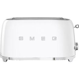 Smeg Toaster &raquo;TSF02WHEU&laquo; 2 lange Schlitze f&uuml;r 4 Scheiben 1500 W wei&szlig; Toaster