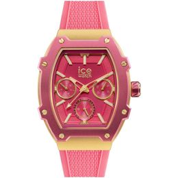 Ice Watch Ice-Watch Damen ice-watch Multifunktionsuhr &raquo;ICE boliday summer - Alu - Small - MT&laquo; Quarzuhr, Armbanduhr, Damenuhr, Datum, 12/24-Stunden-Anzeige rosa