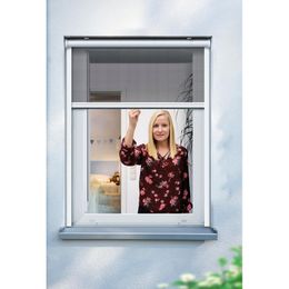 Schellenberg Insektenschutzrollo &raquo;f&uuml;r Fenster, Fiberglas Fliegengitter mit Aluminium Rahmen&laquo; Insektenschutz mit Bohren in verschiedenen Farben und 