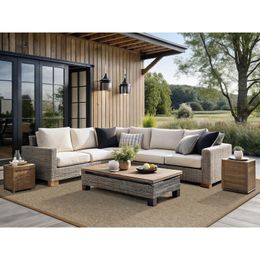 Dekowe Teppich &raquo;Naturino Prestige&laquo; rechteckig 10 mm H&ouml;he Flachgewebe, meliert, Sisal Optik, In- und Outdoor geeignet braun Kunstfaser