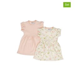 Dirkje 2er-Set: Kleid in Beige/ Rosa - 45% | Gr&ouml;&szlig;e 104 | Kinderkleider