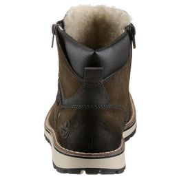 Rieker Herren Winterboots mit komfortabler TEX-Ausstattung, Freizeitschuh, Schn&uuml;rschuh schwarz 44